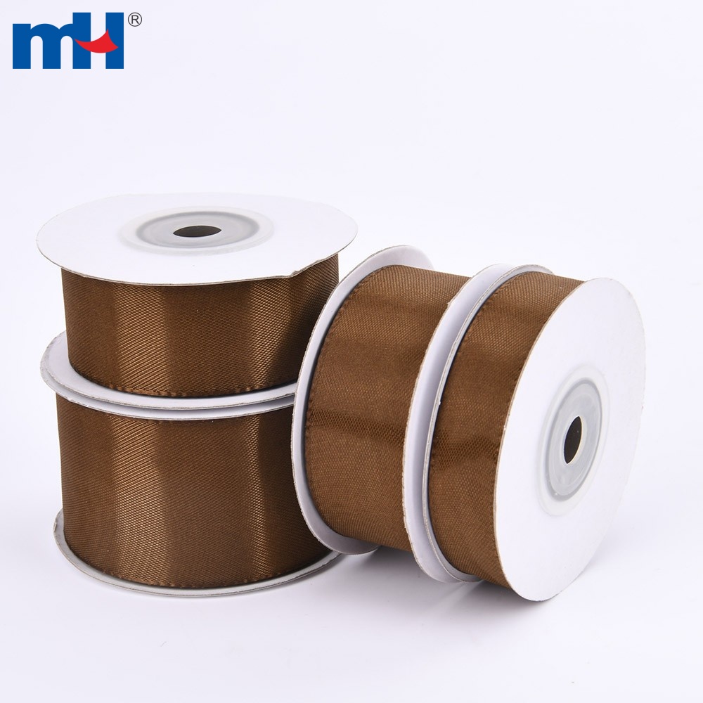 Single Sided Wired Edge Polyester Taffeta Ribbons | Ningbo MH