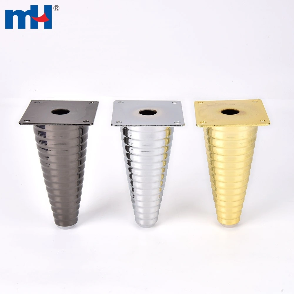 Cone Shaped Tapered Metal Furniture Table Legs Sofa Replacement