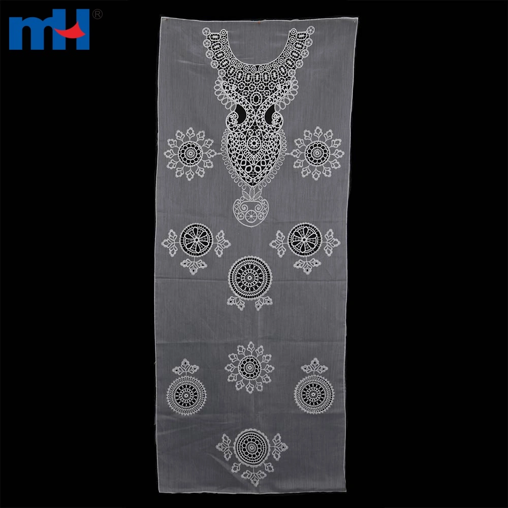 Cutwork Embroidery Dress Front Part Design