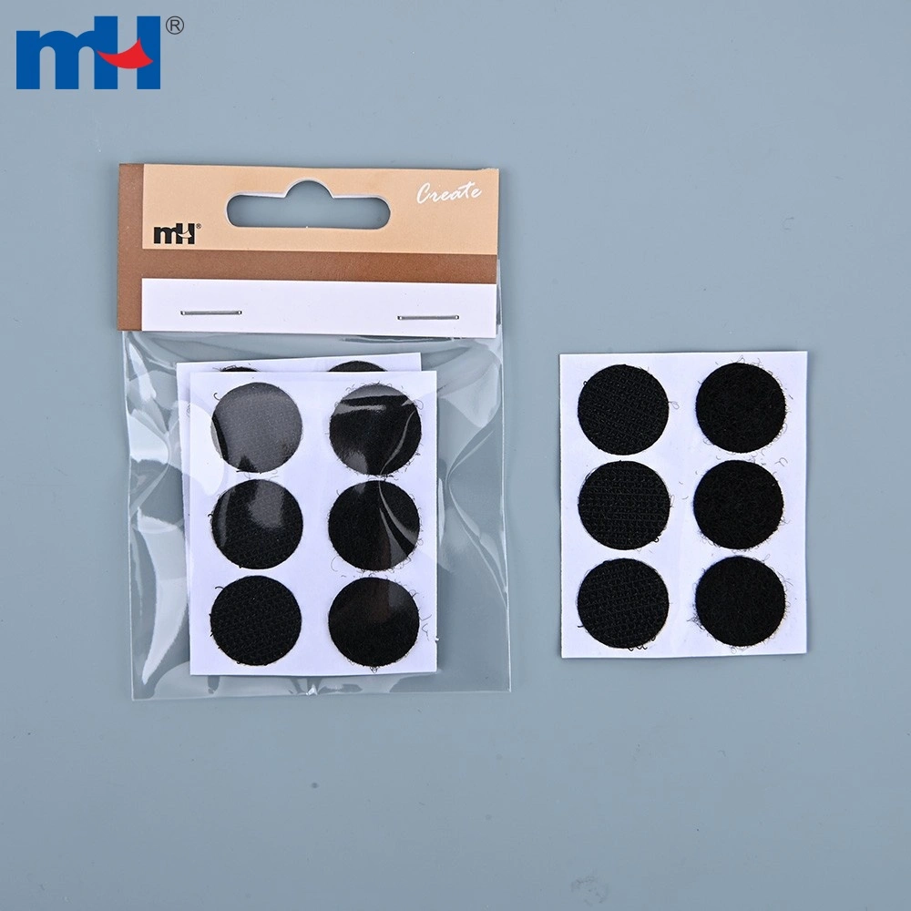 Adhesive Velcro Dots | Sticky Back Round Hook and Loop Closures