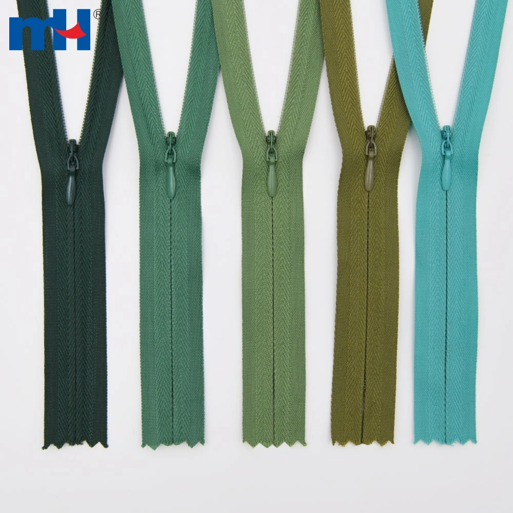 MH 20inch 3# Invisible Zipper, Fabric Tape, C/E, A/L Water Drop Puller