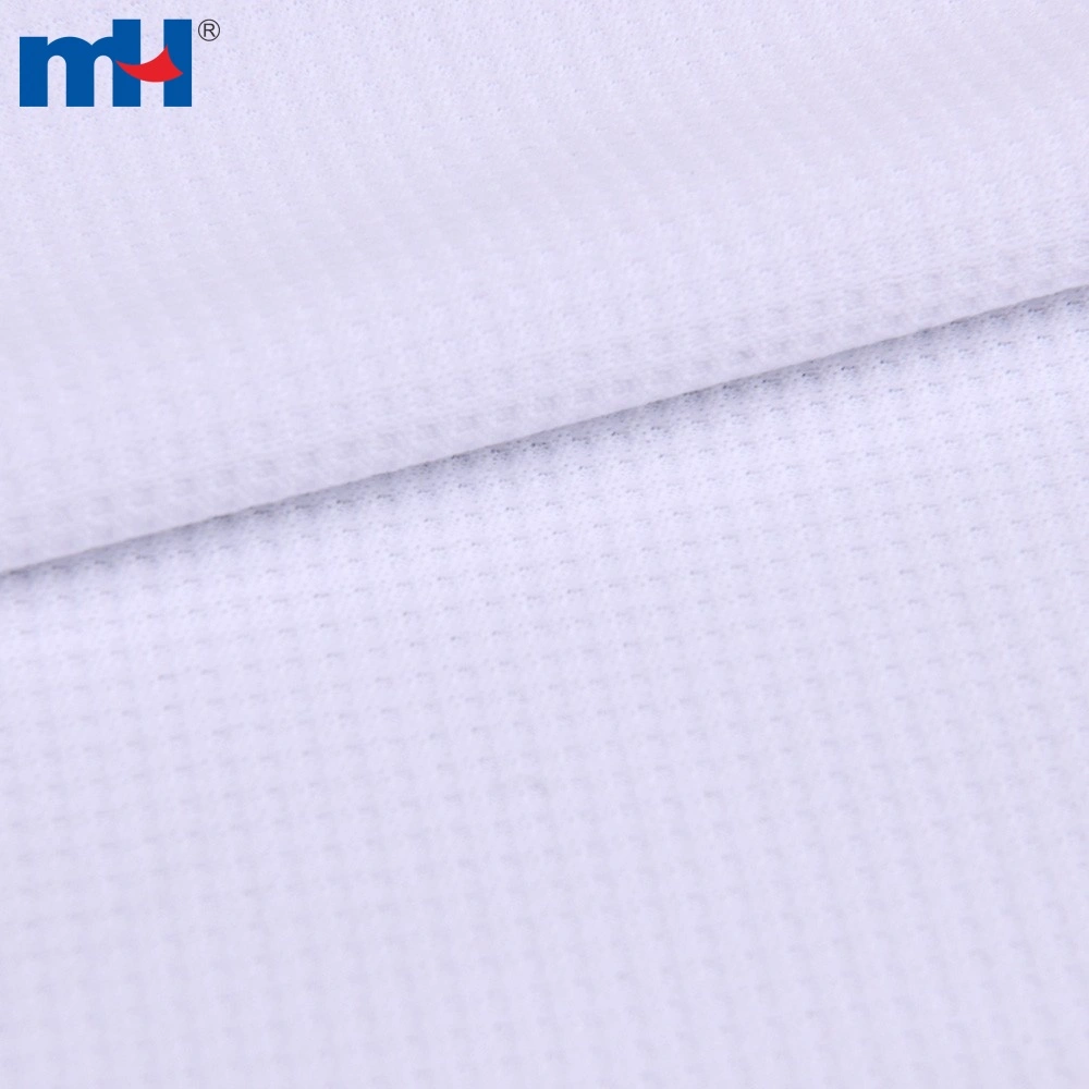 100% Polyester Jacquard Interlock Weft Knit Fabric for Athletic Sportswear