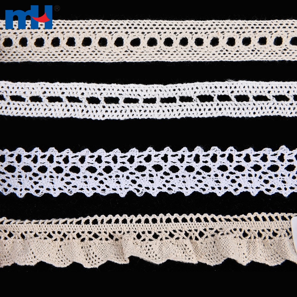 Custom Designs Narrow Cotton Crochet Lace Trimmings | Ningbo MH