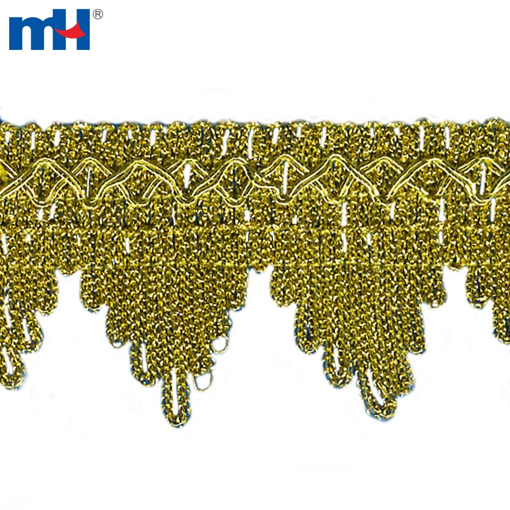 40mm Metallic Embroidered Trimming