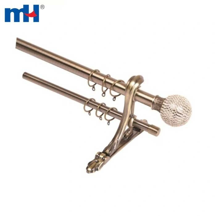 Elegant Spiral Curtain Rod – Durable Iron Design (70-120cm) | MH