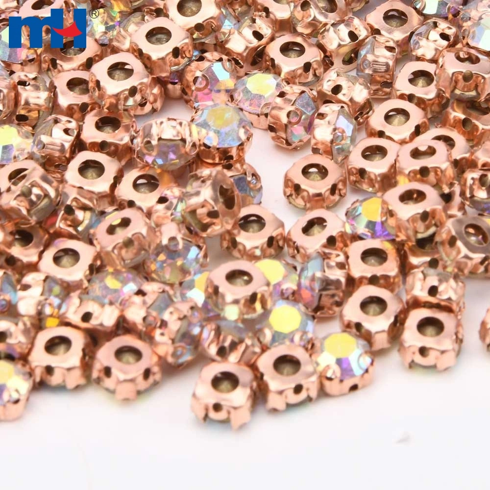 SS35 3D Sew on Claw Rhinestone Glass Beads for Algeria