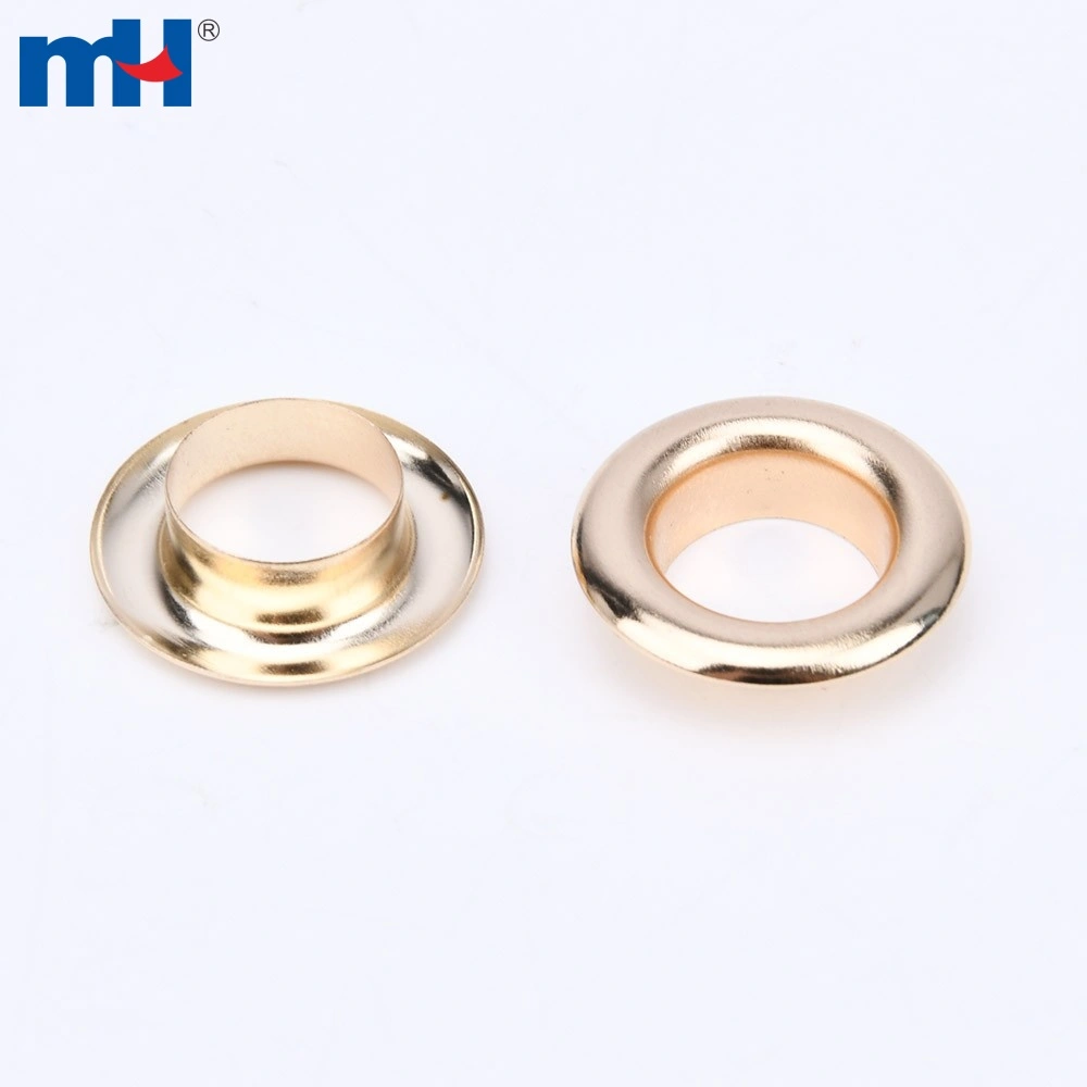 Inner Diameter 12mm Iron Eyelet Grommet with Washer for Handbags - Gold