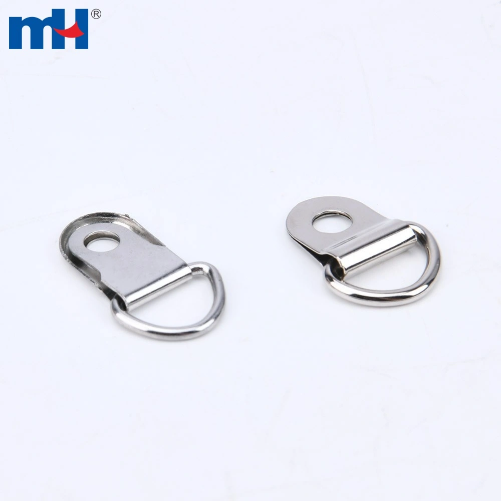 10mm Wide Single Hole D-Ring for Handbags and Crafts