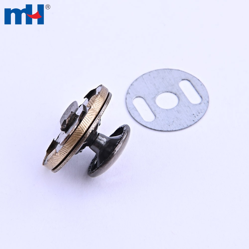 18mm Single Rivet Magnetic Snap Fastener Button for Purse