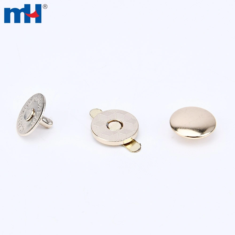 14mm Super Thin Single Rivet Magnetic Snap Fastener for Purse