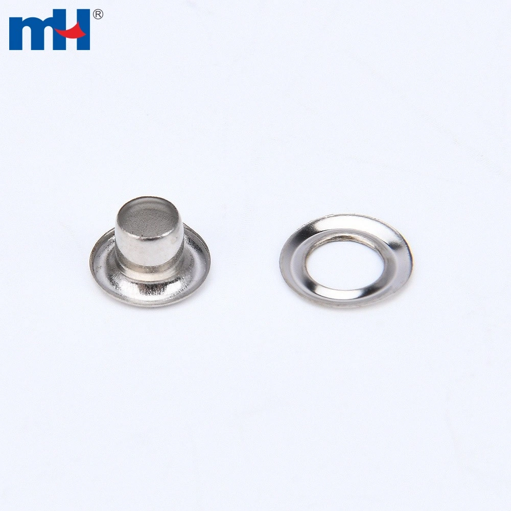 Inner Diameter 4mm Iron Eyelet with Grommet Washer for Handbags