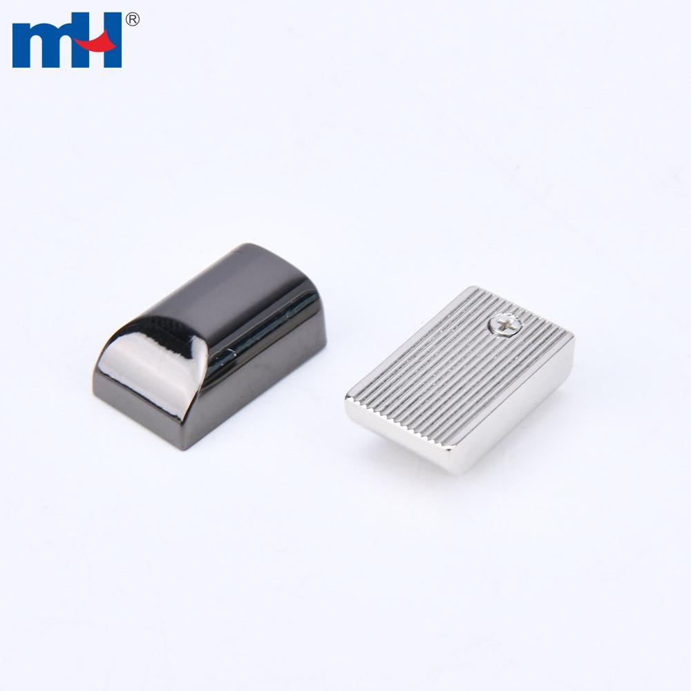 Rectangle Flat Head Zinc Alloy Handbag Feet and Botton
