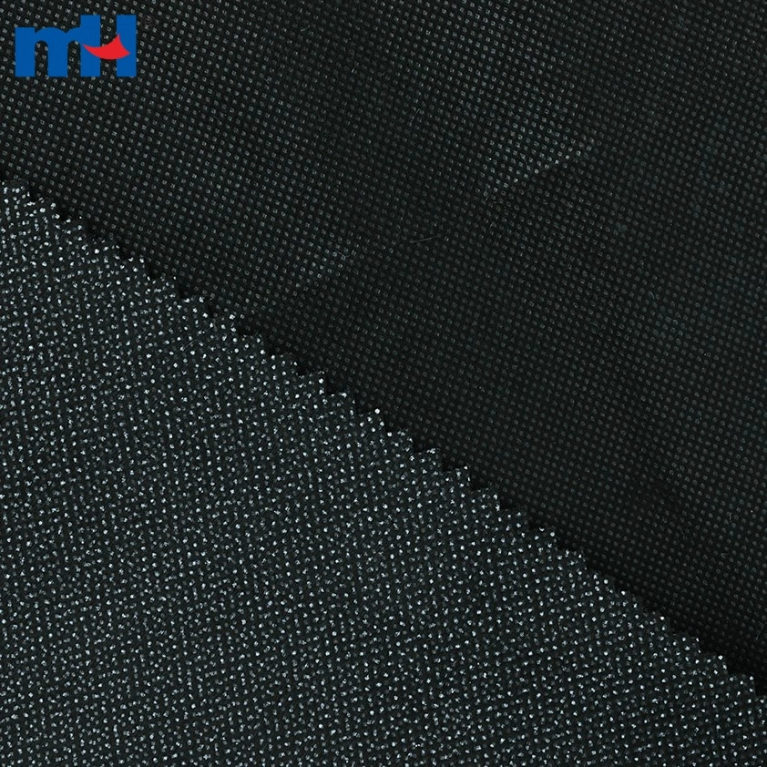 MH Custom White Double Dot Non Woven PA Fusible Interfacing Fabric