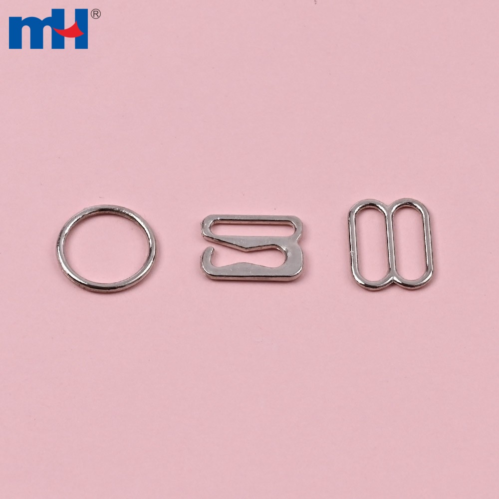 10mm Zinc Alloy Bra Strap Rings and Sliders