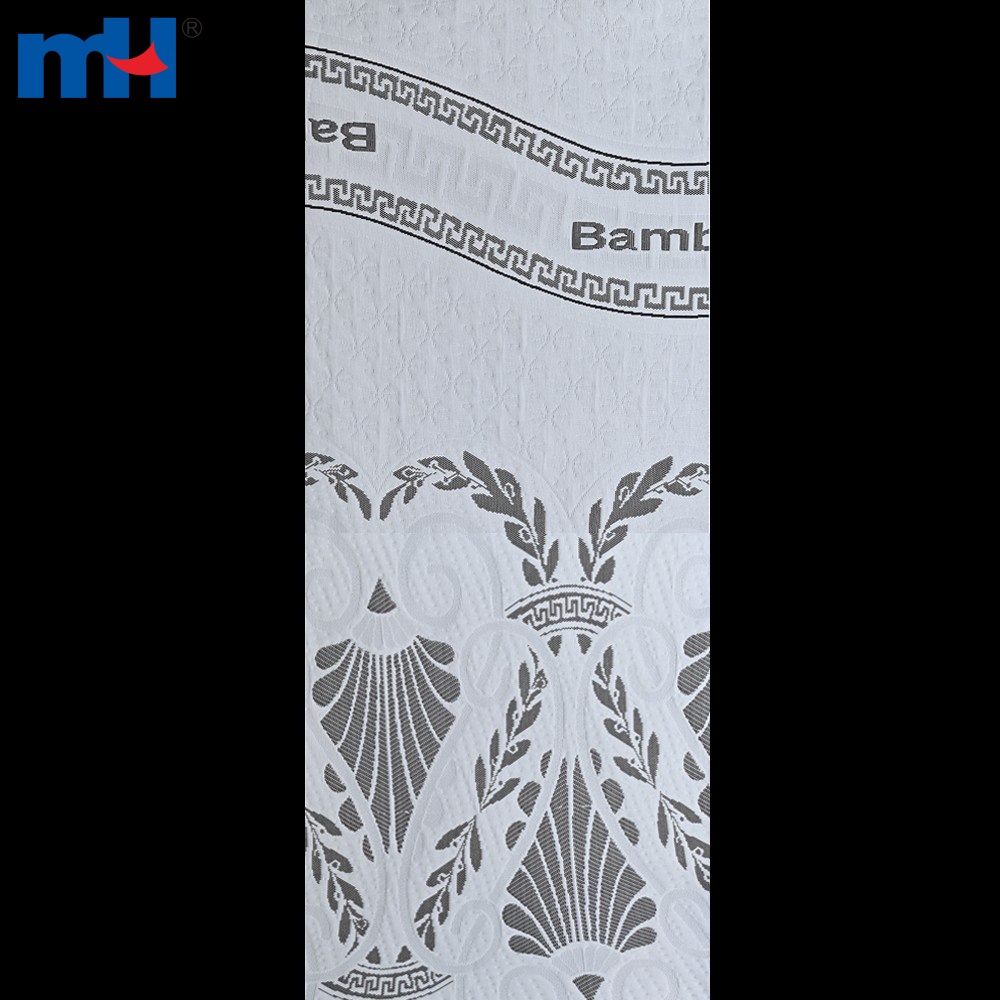 220gsm 100% Polyester Knitted Jacquard Mattress Topper Fabric 230cm