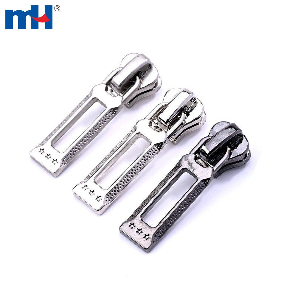#5 Electroplated Plastic Long Pull Zipper Slider