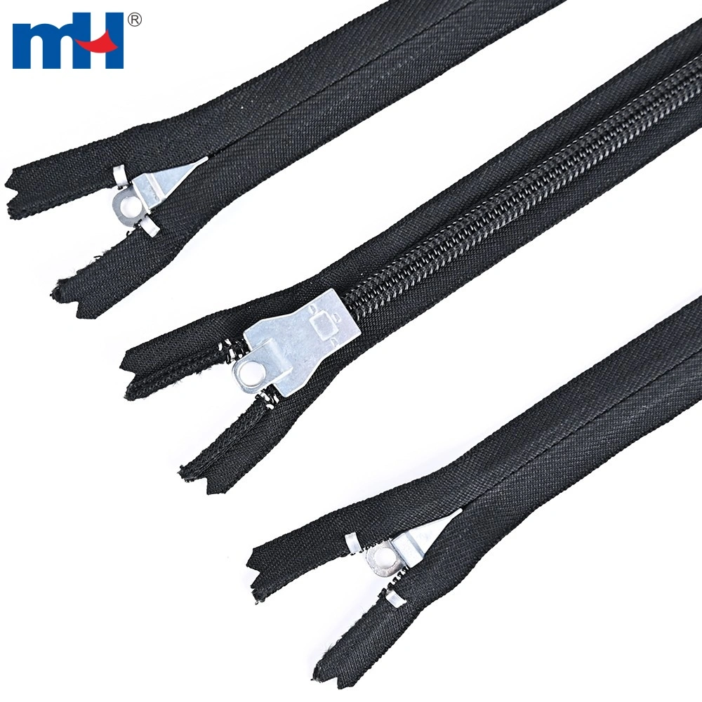 #7 Invisible Zipper for Automotive Seat with Stainless Steel Lock