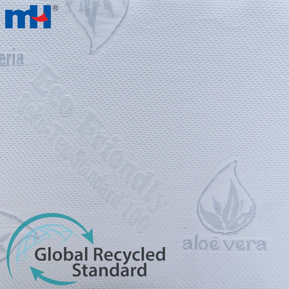180gsm Eco-friendly 100% Polyester Knitted Mattress Ticking Fabric 230cm