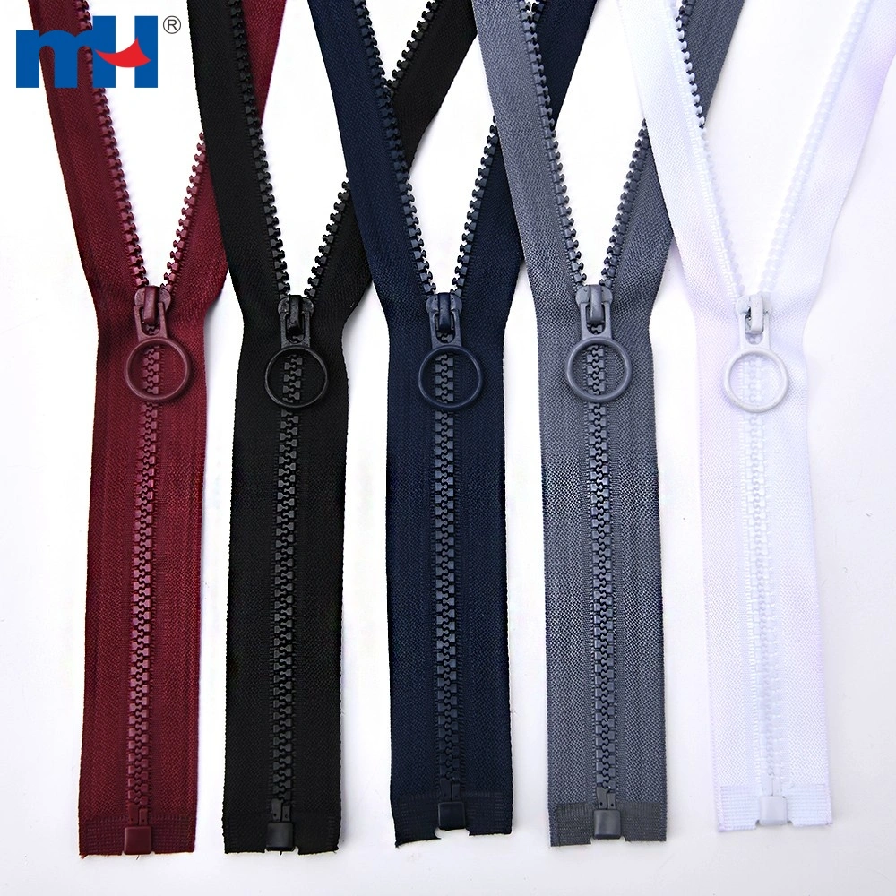 No.5 Resin Zipper with Round Ring Puller | MH Wholesale