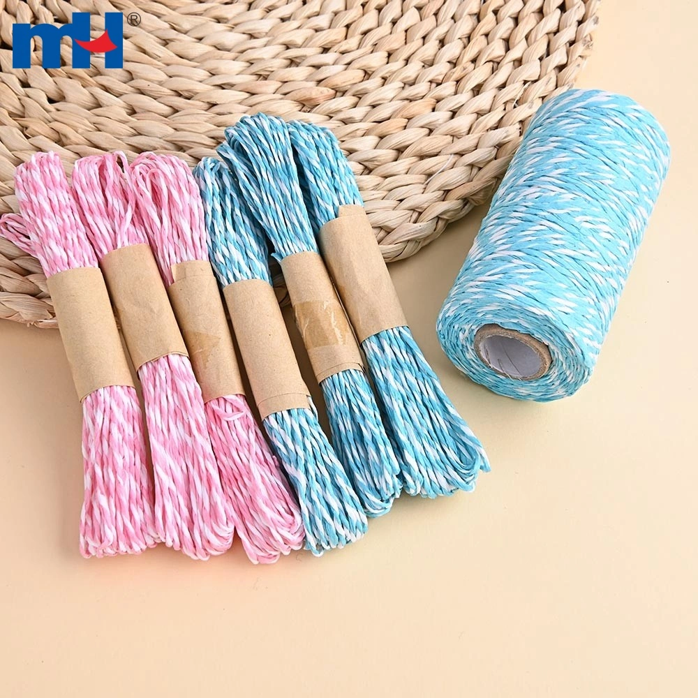 MH Two-Tone Twisted Paper Rope – Eco-Friendly Decorative Cord