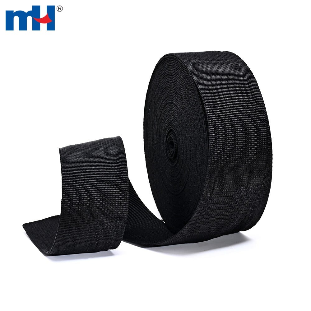 MH Manufacturer 50mm Black Polypropylene Webbing Bag Strap
