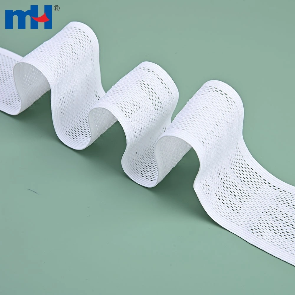 MH Wholesale Supplier 47mm Fancy Net Knitting Elastic Tape