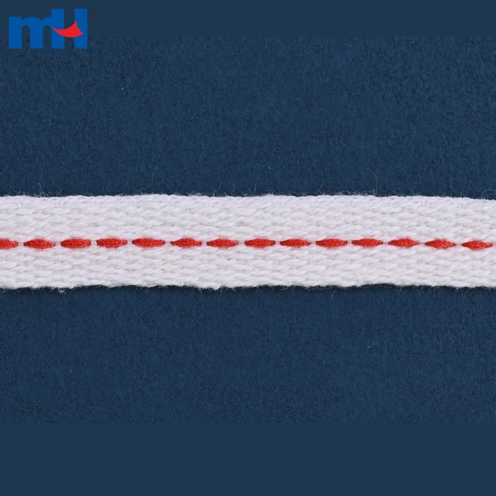 MH China Factory Direct 10mm 3.3G Metallic Cotton Webbing Tape