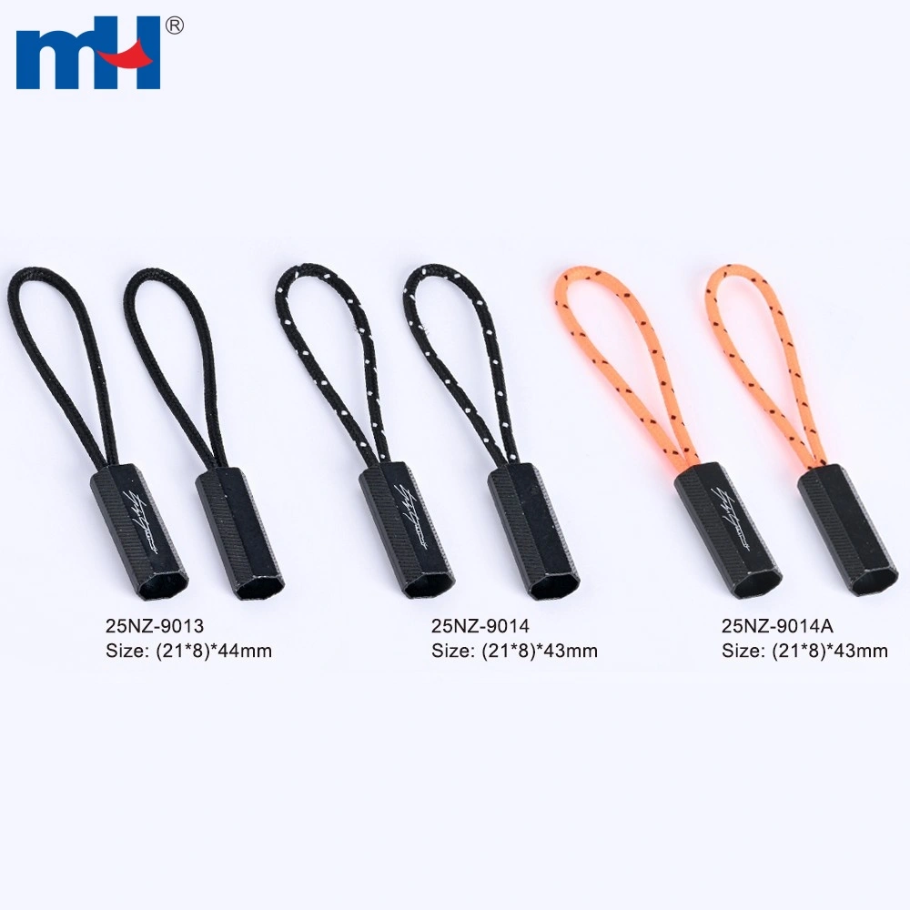 MH OEM/ODM Company Decorative Zinc Alloy Zipper Puller for Zippers
