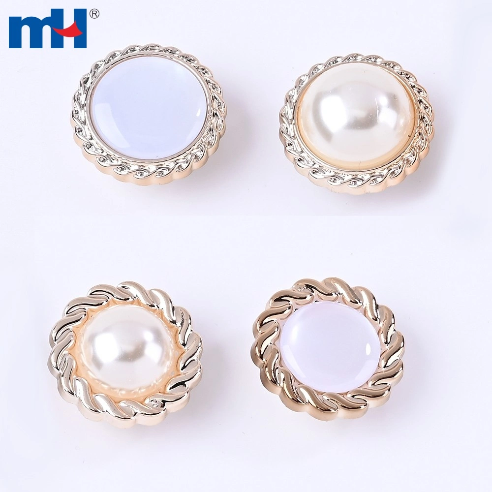 MH Wholesale Supplier 40L Plastic Rhinestone Button for Ladies Coat