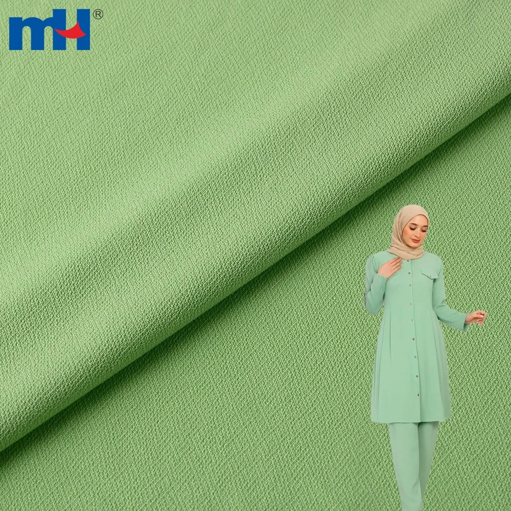 MH B2B Supplier Jacquard Fabric with 4-Way Stretch Fabric for Abaya