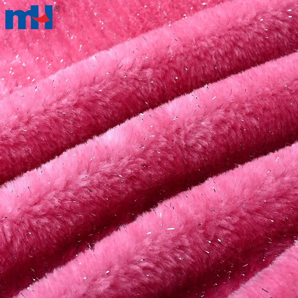 MH Supplier 100% Polyester Flat Sheared Faux Wool Fur Fabric