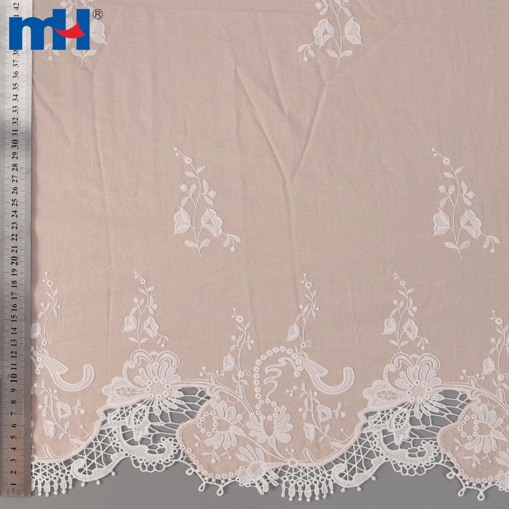 Custom Pattern Solid Embroidery Lace