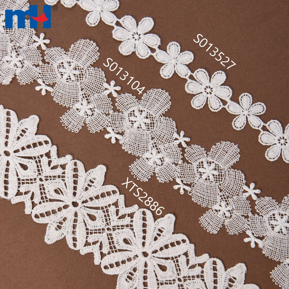 MH Floral Guipure Chemical Lace Trim Bulk Order Supplier