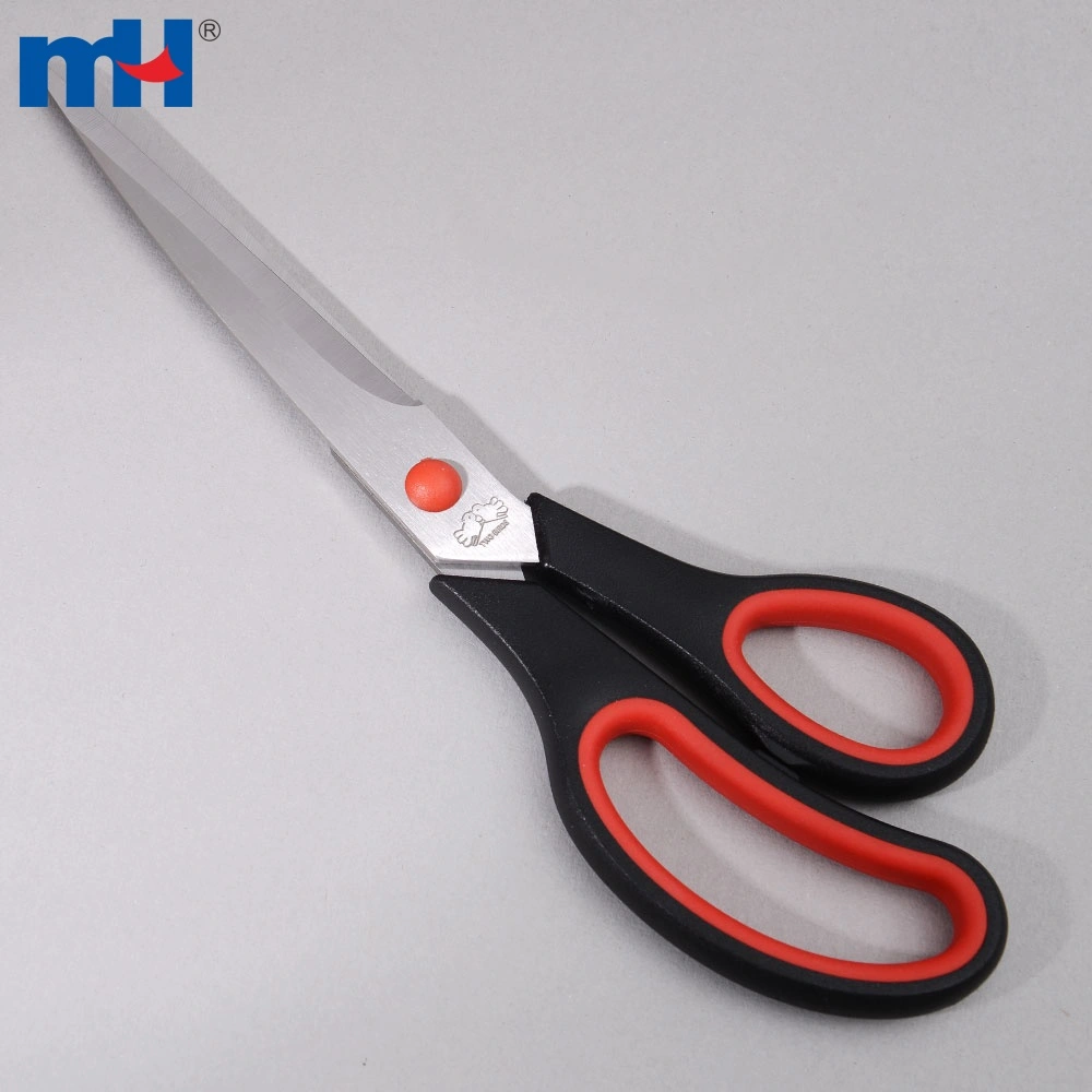 MH Supplier 9-3/4" Stainless Steel Stationery Scissors | Rubber Handle