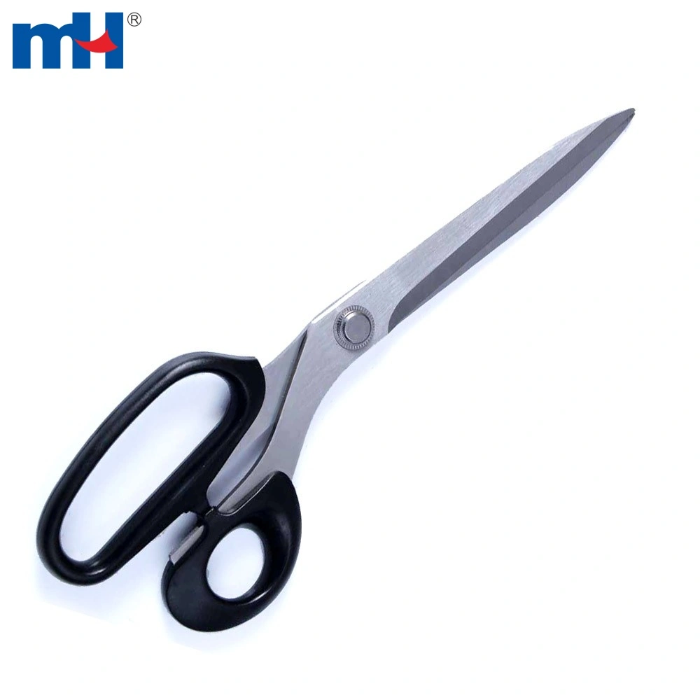 MH Supplier 10" Stainless Steel Plastic Handle Tailor Cutting Scissors