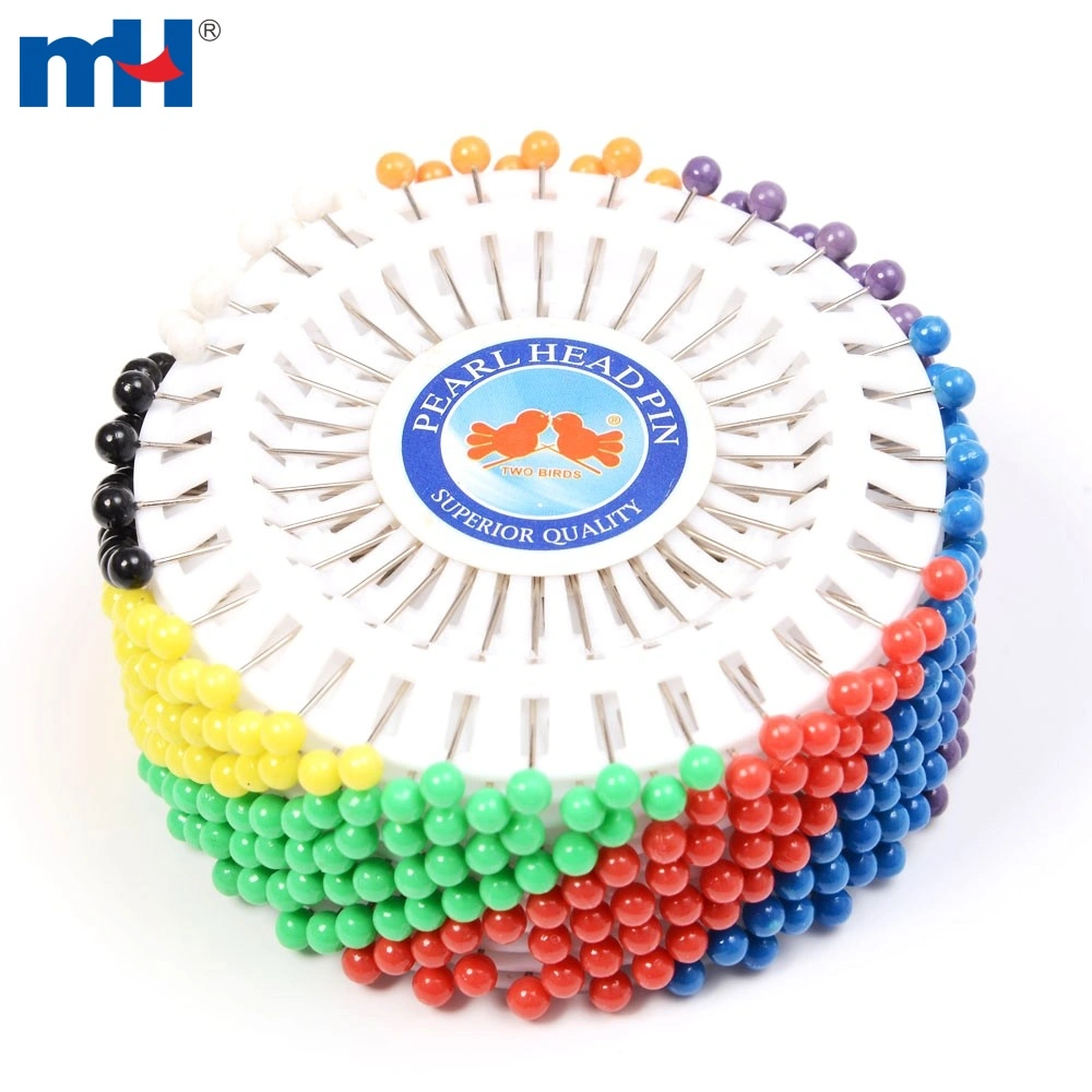 4*4*38mm Colorful Pearl Ball Shaped Head Straight Pins Hijab Sewing Needle