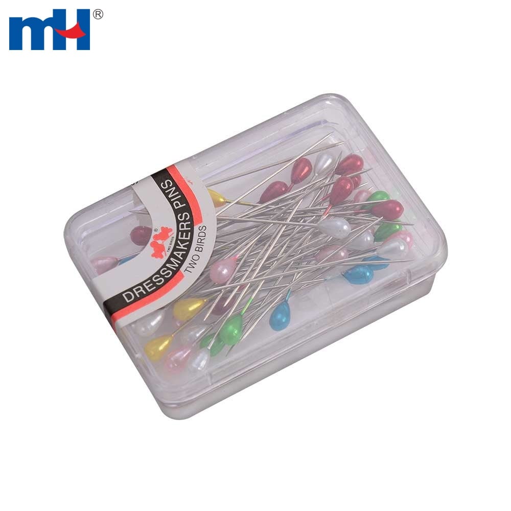 MH Custom 5*8*55mm 50 Pcs Épingles de couturière droites à tête de perles