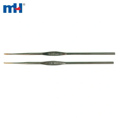 MH Supplier 3# Golden Painted Iron Single Hook Crochet Needle