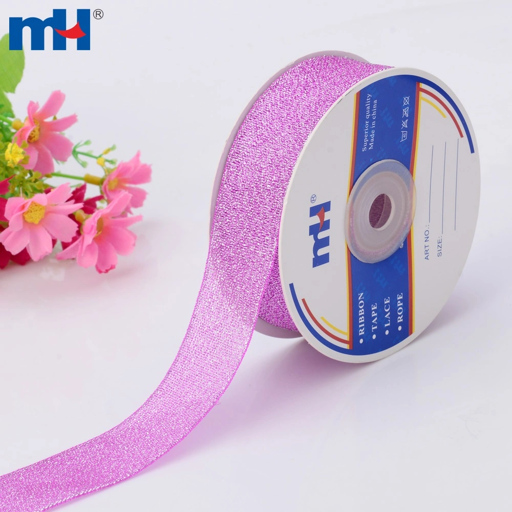 Multi-color Nylon Metallic Ribbon