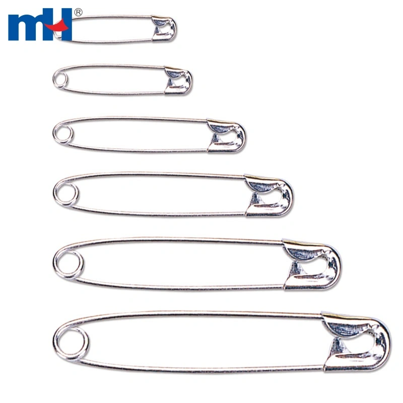 Iron Safety Pins Metal Spring Lock Pin Fasteners for Blankets Skirts