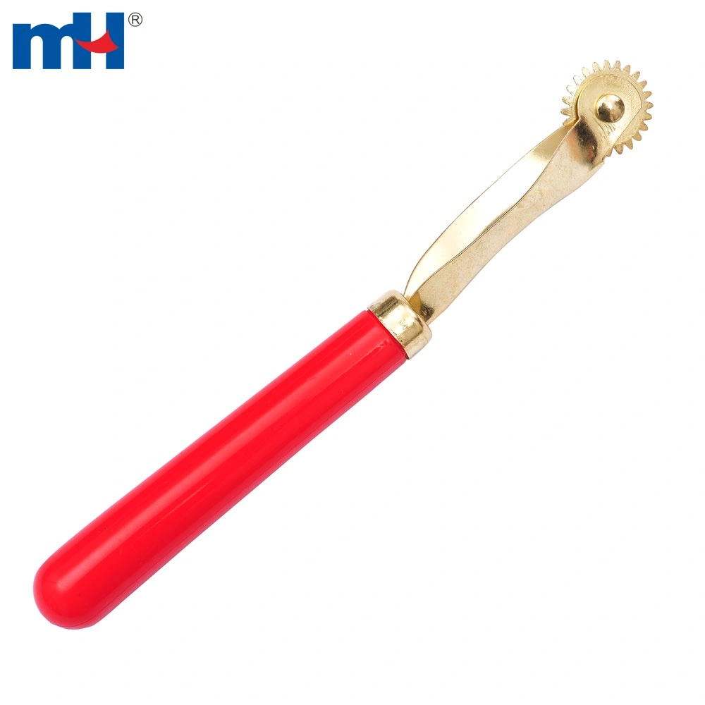 Red Plastic Handle Fabric Tracing Wheels for Sewing