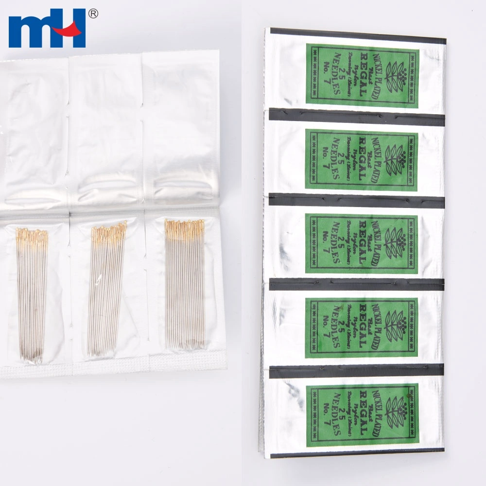MH Wholesale #10 25pcs Nickle Plated Hand Sewing Needle