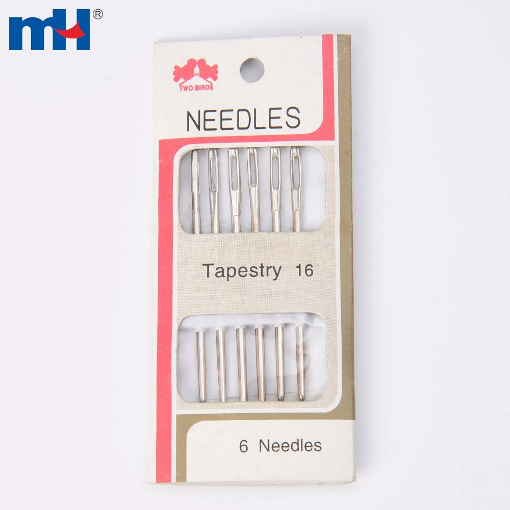 MH Supplier 6pcs Sewing Hand Needle Kit in Paper Card Packaging