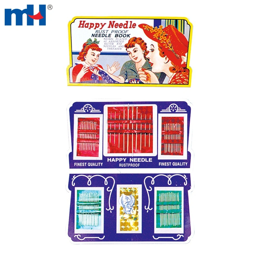 MH Supplier 60pcs Hand Sewing Needles 1pc Needle Threader Travel Kits