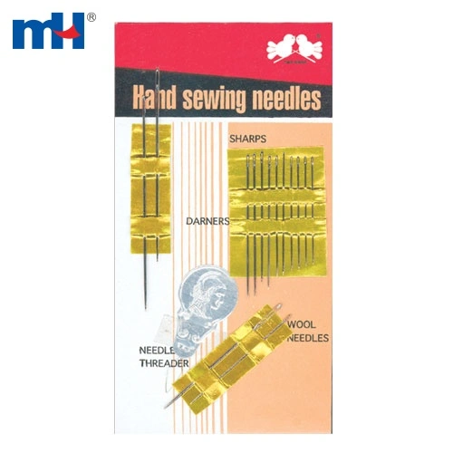 MH Supplier 15PCS Hand Sewing Needle Kit with Paper Card Packaging