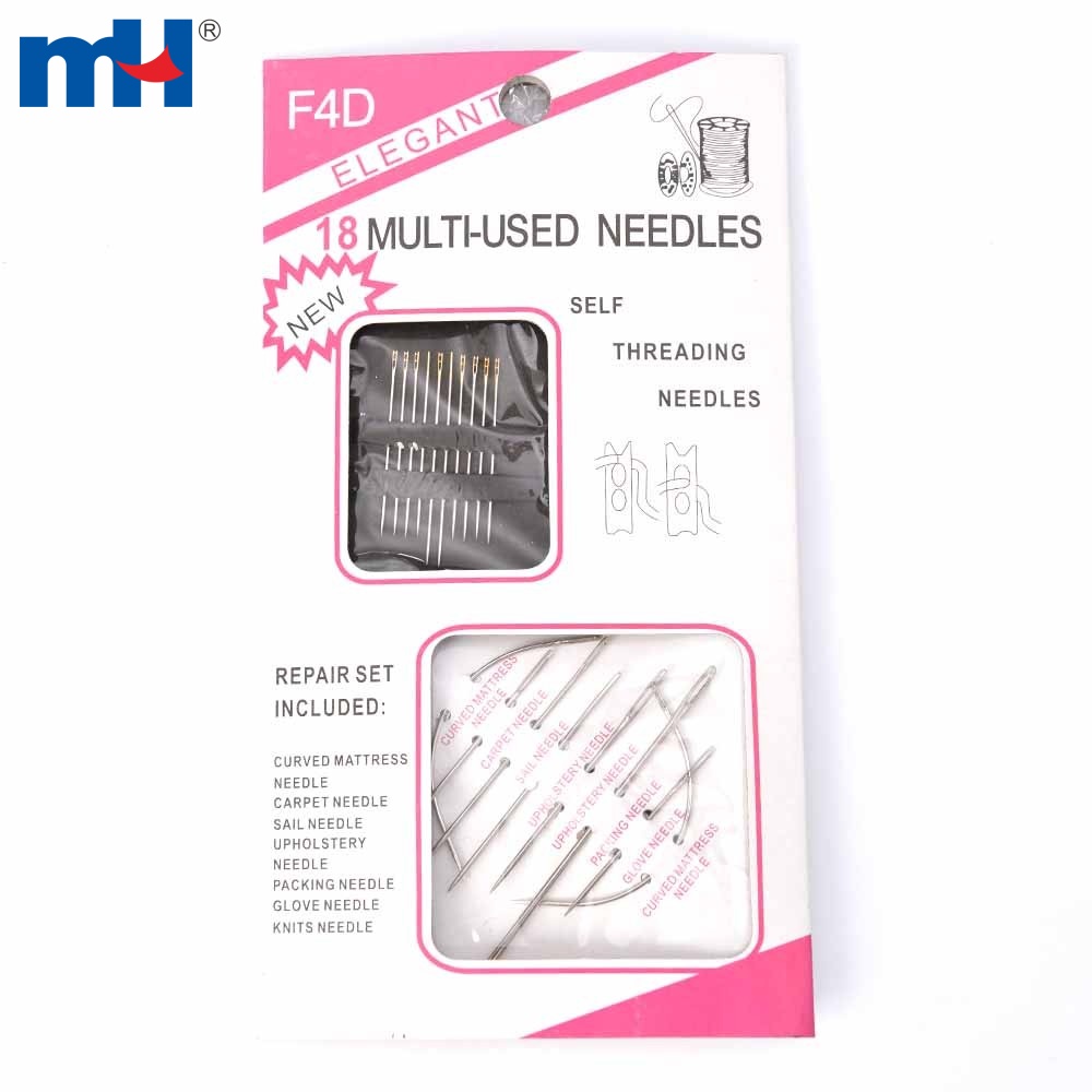 MH Manufacturer 18PCS 186*102mm Hand Sewing Needle Kit with Paper Card