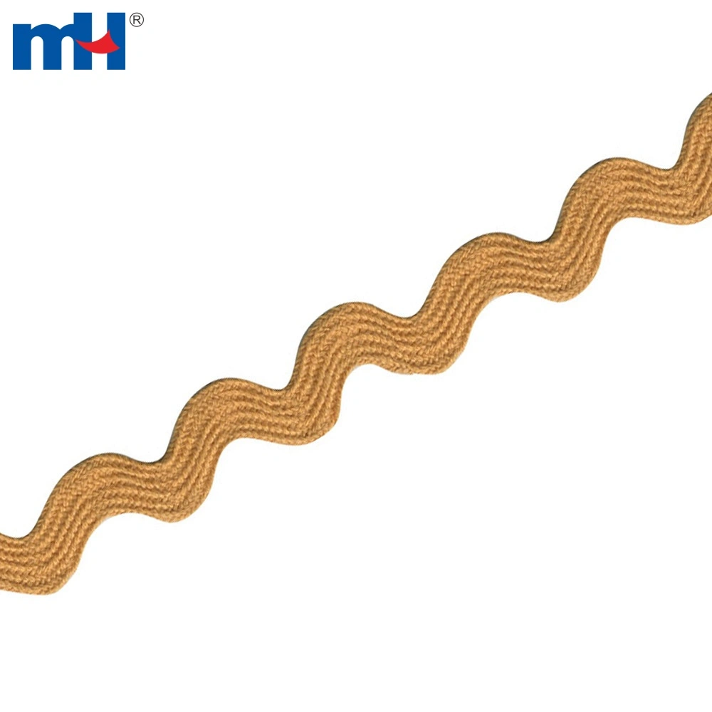 MH Manufacturer 14mm Wide Polyester Rick Rack Braid Trim