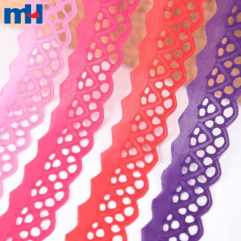 2inch Embroidery Eyelet Cotton Lace Trimming