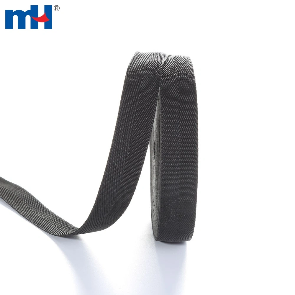 MH Manufacturer 23mm 600D Black Polypropylene Webbing Strap