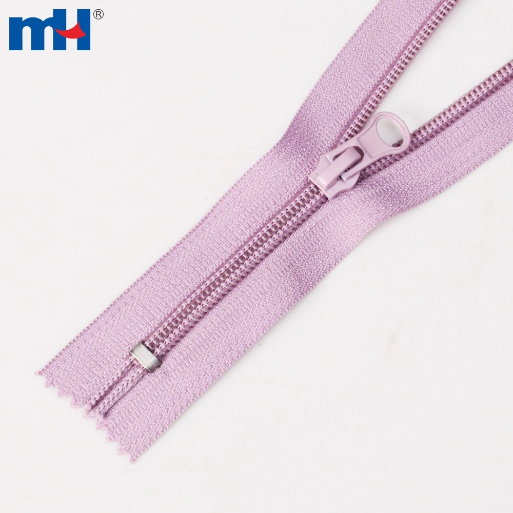 MH Bulk Order Supplier No.7 Closed End Nylon Zipper, 25cm
